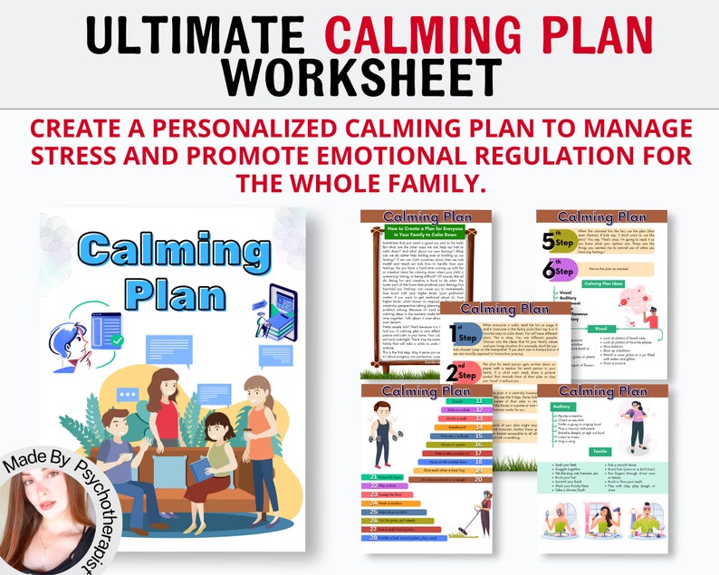 Calming Plan Worksheet, Psychology Resources, Inner Critic, Boundaries ...