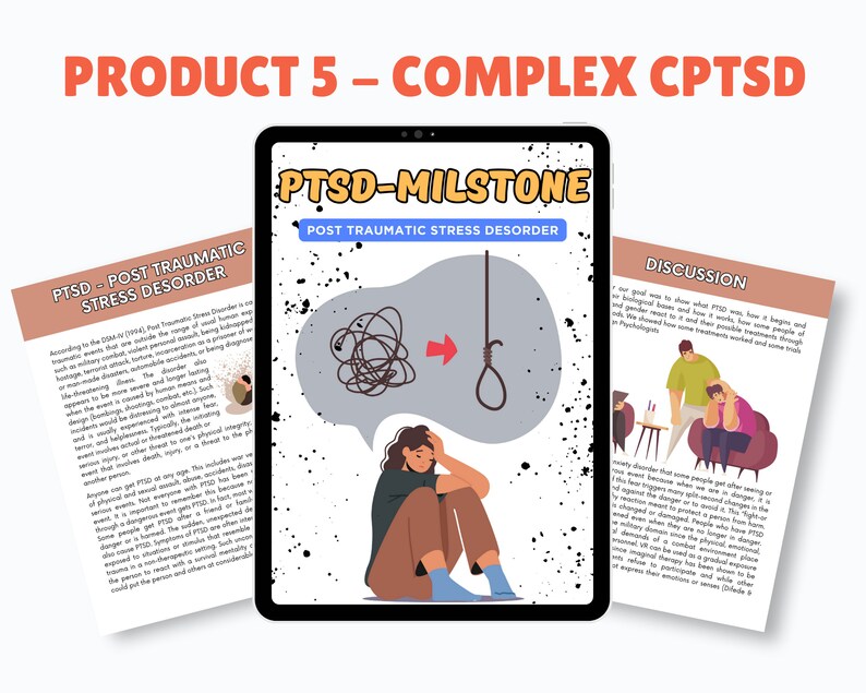 MEGA BUNDLE: C-PTSD Worksheets, Trauma Therapy, Mental Health ...