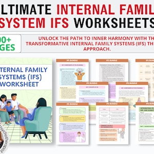 IFS Workbook, Internal Family Systems Worksheets Workbook Cheat Sheets ...