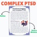 Emotional Neglect and Complex PTSD Worksheets, PTSD Workbook, Trauma Healing, EMDR Worksheets, C ...