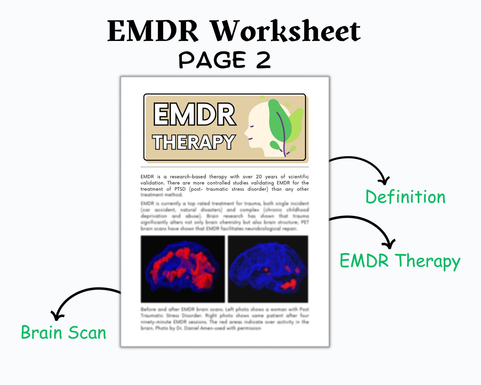 EMDR Scripts & EMDR Worksheets EMDR Tools, Emdr Resources for Phases 1 ...