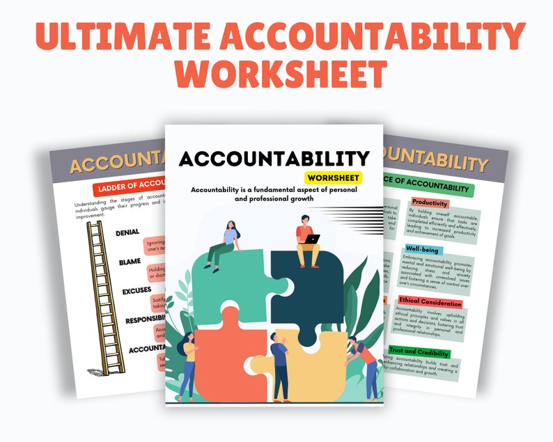 Accountability Worksheets - Self-blame Vs Accountability ...