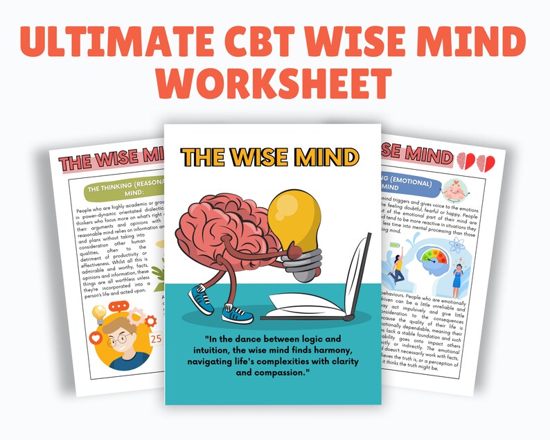 The Wise Mind Dialectical Behavioral Therapy Bundle Education and ...