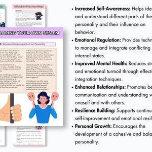 Exploring Yourself, IFS, Therapy Worksheet Bundle, Psychology Resources, Inner Critic ...