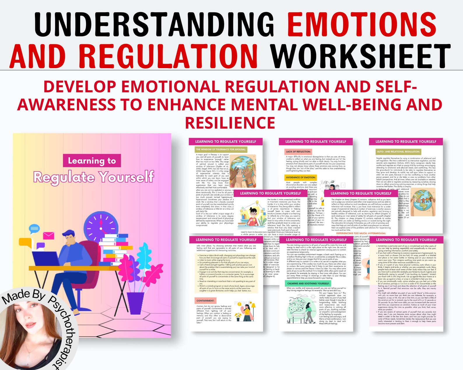 Understanding the Emotions Worksheets, Sitting With Our Emotions ...