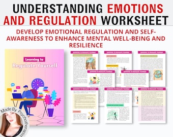 Understanding the Emotions Worksheets, Sitting With Our Emotions ...