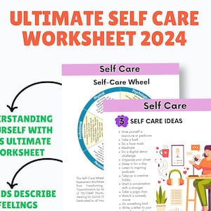 Self Care Journal, Self Care Workbook Worksheets, Self Love, Burnout ...