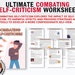 Combating Self Criticism Worksheet, Therapy Worksheet, Cbt Worksheets ...
