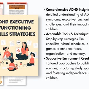 Executive Functioning Worksheets, ADHD Worksheets, Executive ...