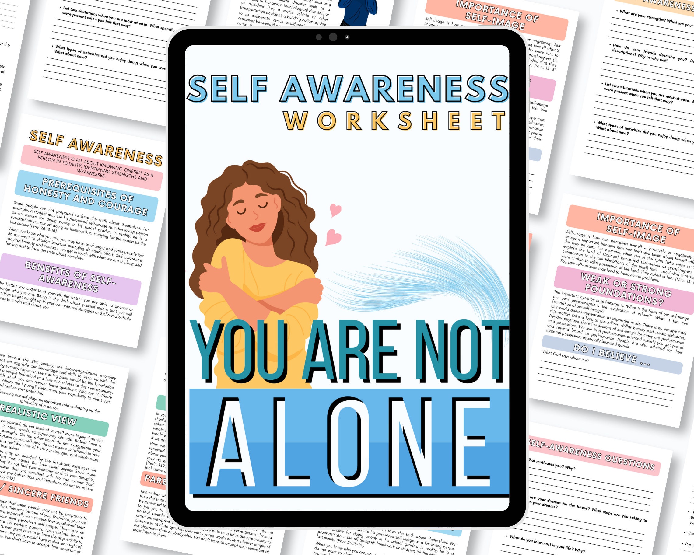 Understanding Self Awareness Workbook, Self Forgiveness Worksheet ...