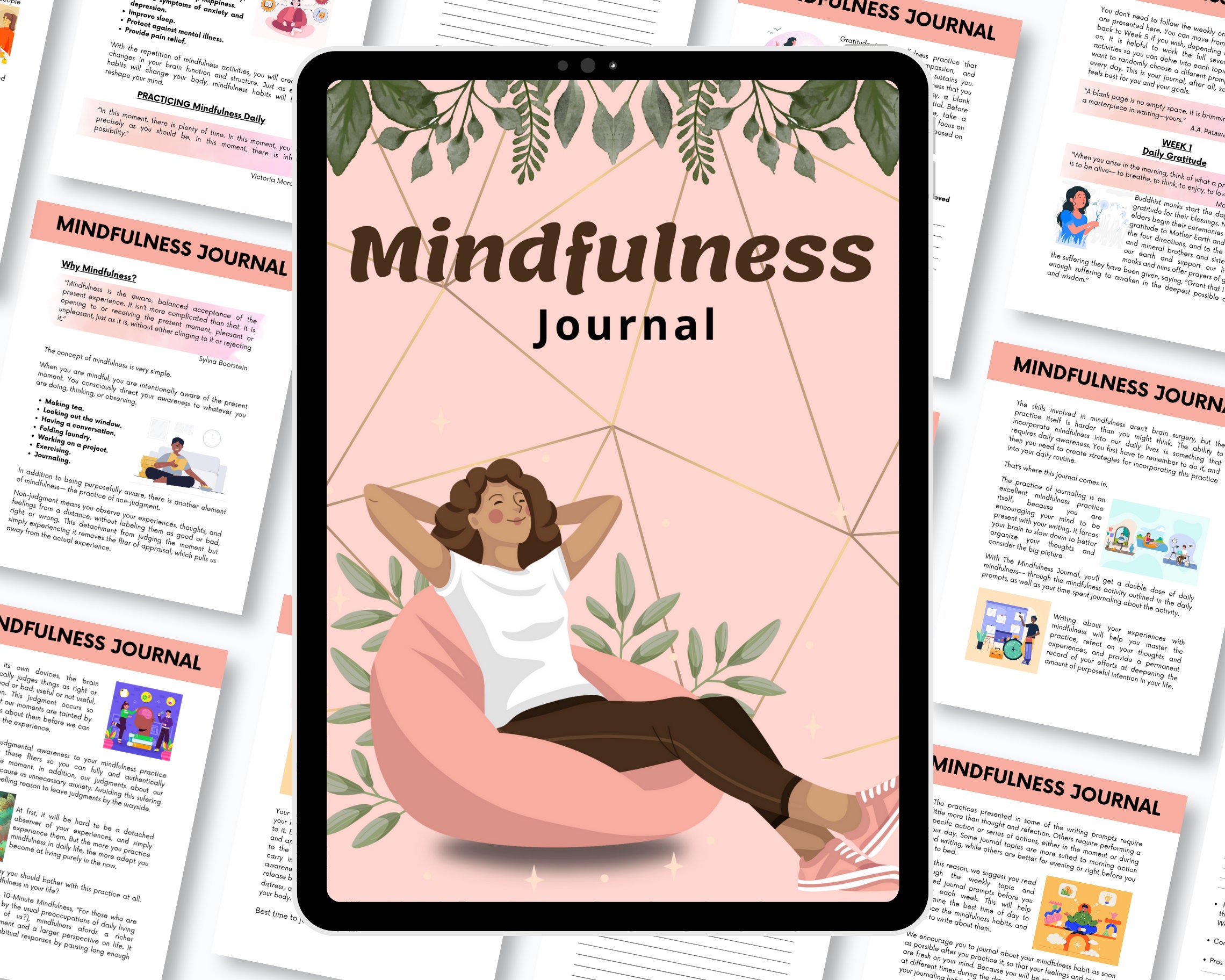 Mindfulness Mega Bundle | Mindfulness Worksheets for Adults and Teens ...