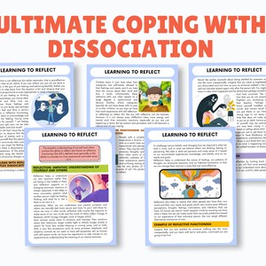Dissociation Worksheets, Learning to Reflect Workbook Dissociation ...