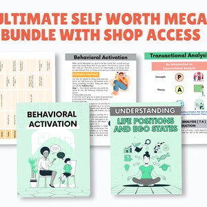 Self Worth Worksheet and Cards Bundle, Self Esteem, Confidence, Teen ...