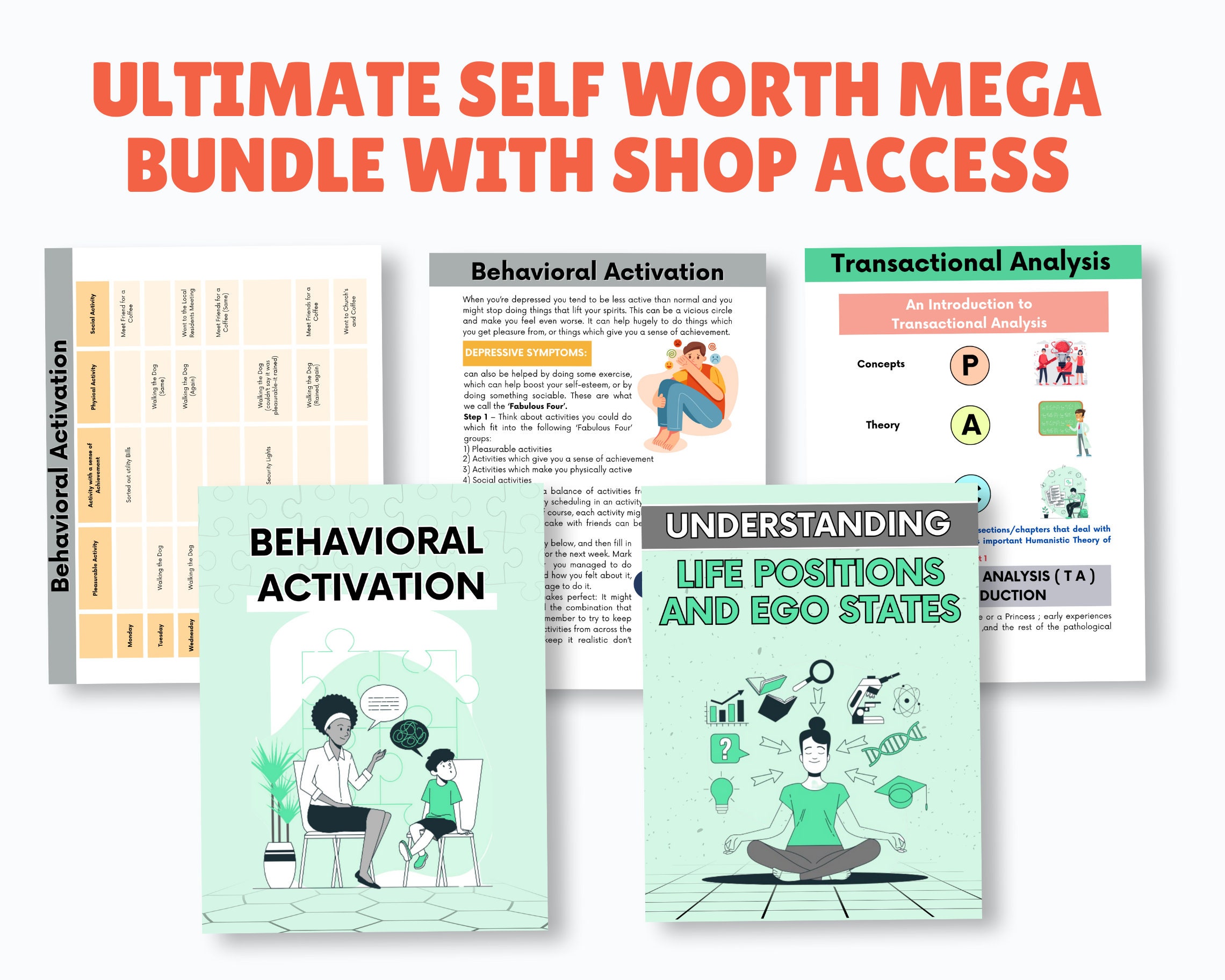 Self Worth Worksheet and Cards Bundle, Self Esteem, Confidence, Teen ...