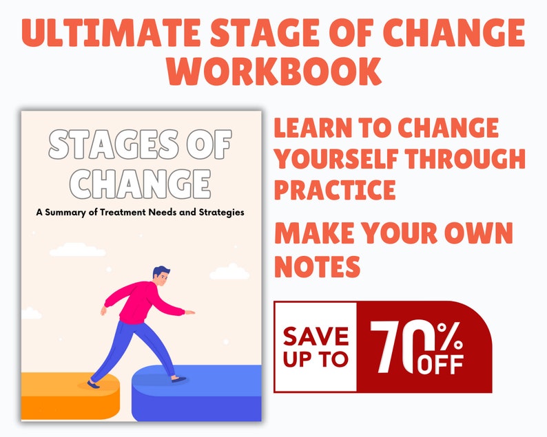 Stages of Change: Transtheoretical Model, Behavioral Change Workbook ...