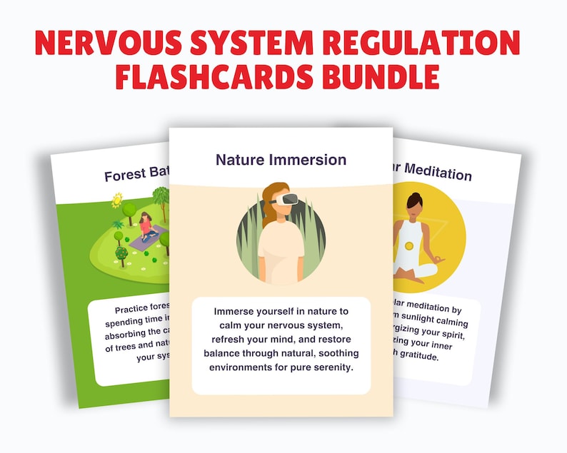Nervous System Regulation Flashcards, Somatic Exercise Polyvagal Theory ...