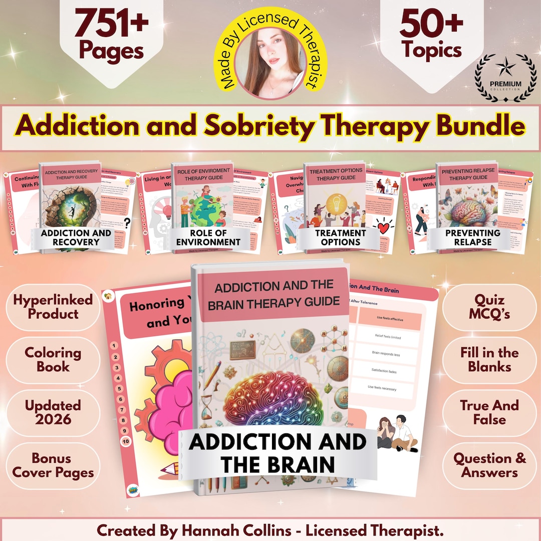 Sobriety & Addiction Recovery Mega Bundle: Substance Use, 751+ Pages ...