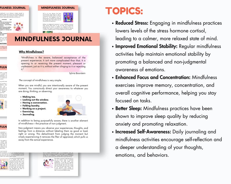 Mindfulness Mega Bundle | Mindfulness Worksheets for Adults and Teens ...