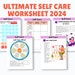 Self Care Journal, Self Care Workbook Worksheets, Self Love, Burnout ...