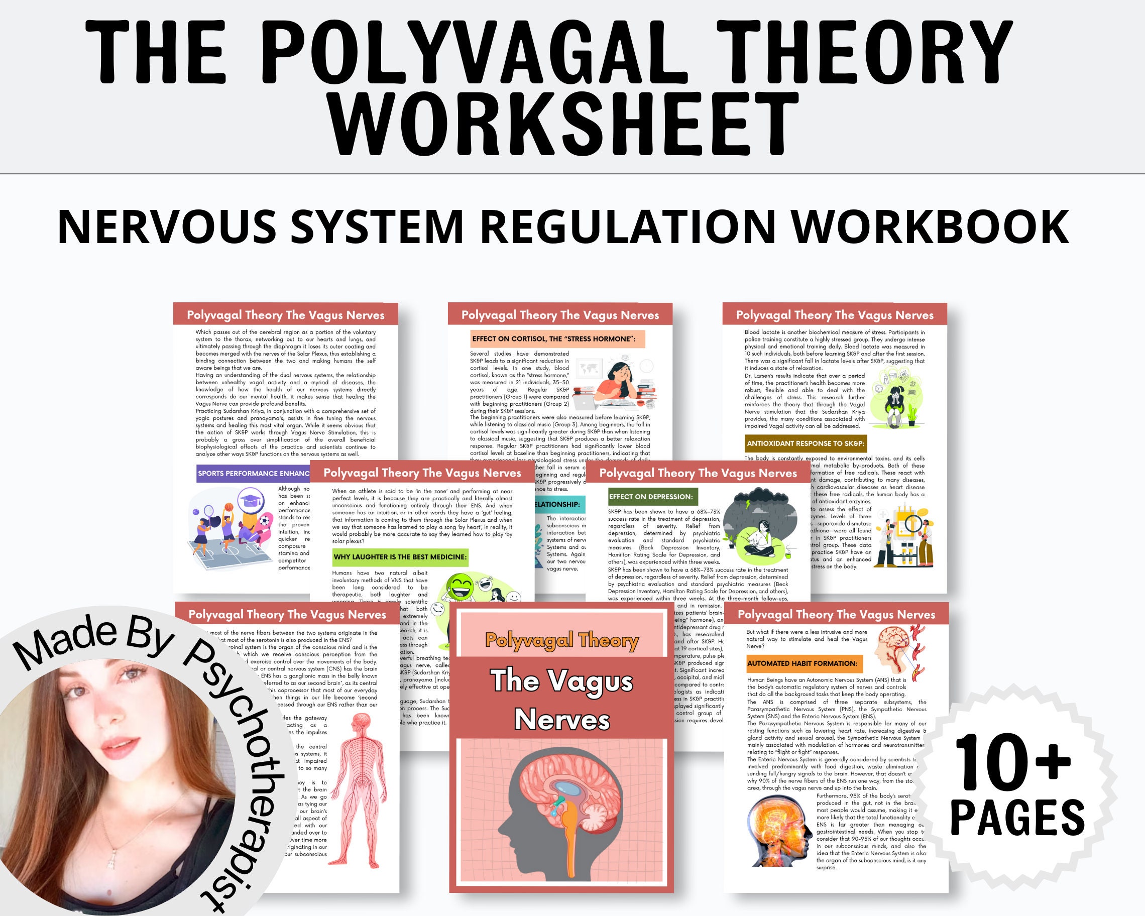 The Polyvagal Theory, Vagus Nerve Stimulation, Psychology, Therapy ...