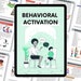 Behavioral Activation Workbook CBT Activities for Mental Health Therapy ...