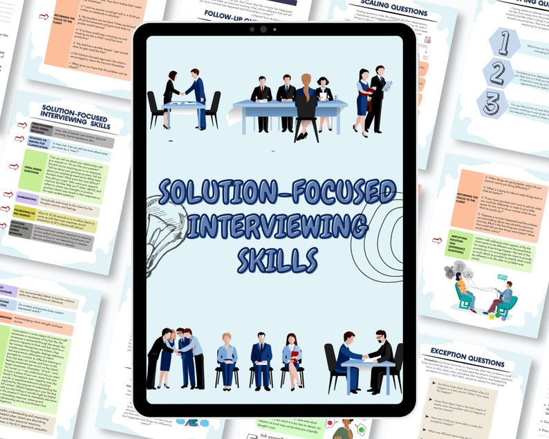 Ultimate Solution Focused Interviewing Questions Bundle, Solution ...