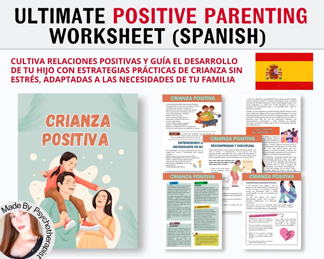 Positive Parenting PRINTABLE Workbook: Emotion Coaching Guide, Managing ...