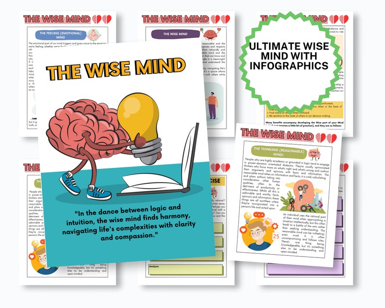 The Wise Mind Dialectical Behavioral Therapy Bundle Education and ...