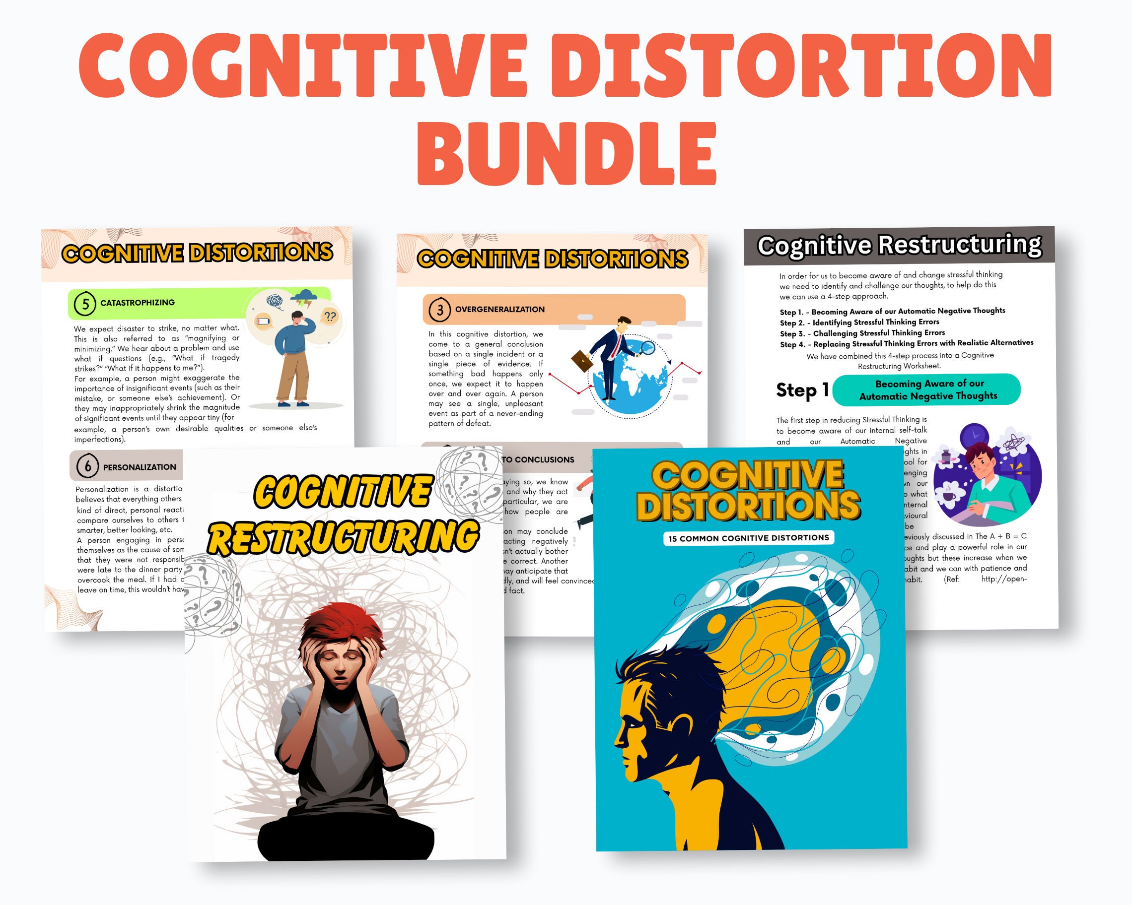 Anxiety Mega Bundle, Anxiety Worksheets, Therapy Tools, Therapy ...