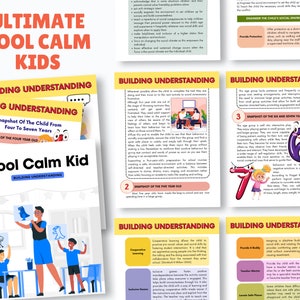 Cool and Calm Kids Coping Skills Worksheet, Therapy Worksheets, School ...