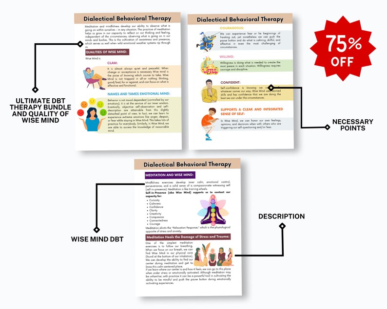 DBT MEGA BUNDLE, Dbt Skills, Dbt Workbook, Therapy Worksheet ...