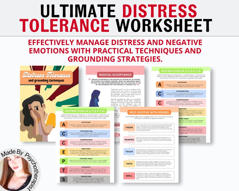 Distress Tolerance Skills, Emotional Regulation, Anxiety Coping ...