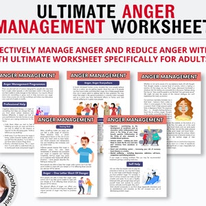 Anger Management Workbook for Teens and Adults, Anger Coping Skill ...