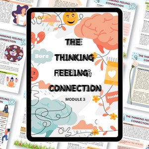 Understanding the Thinking Feeling Connections, Therapy Worksheets ...