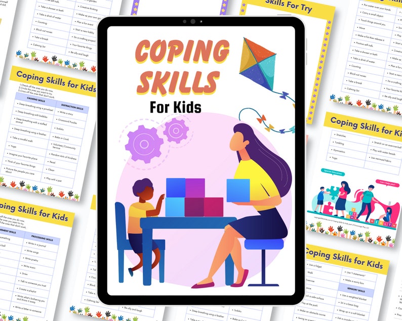 Ultimate Coping Skills Kids Toolbox, Education Handout and Worksheet ...