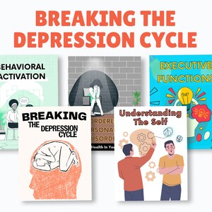 Breaking the Depression Cycle Workbook, Depression Spiral, Counseling ...