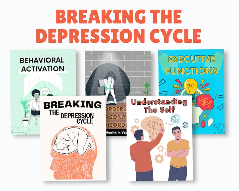 Breaking the Depression Cycle Workbook, Depression Spiral, Counseling ...
