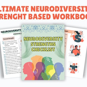KNOW YOUR STRENGHT Neurodiversity Checklist, Perfect for Learning ...