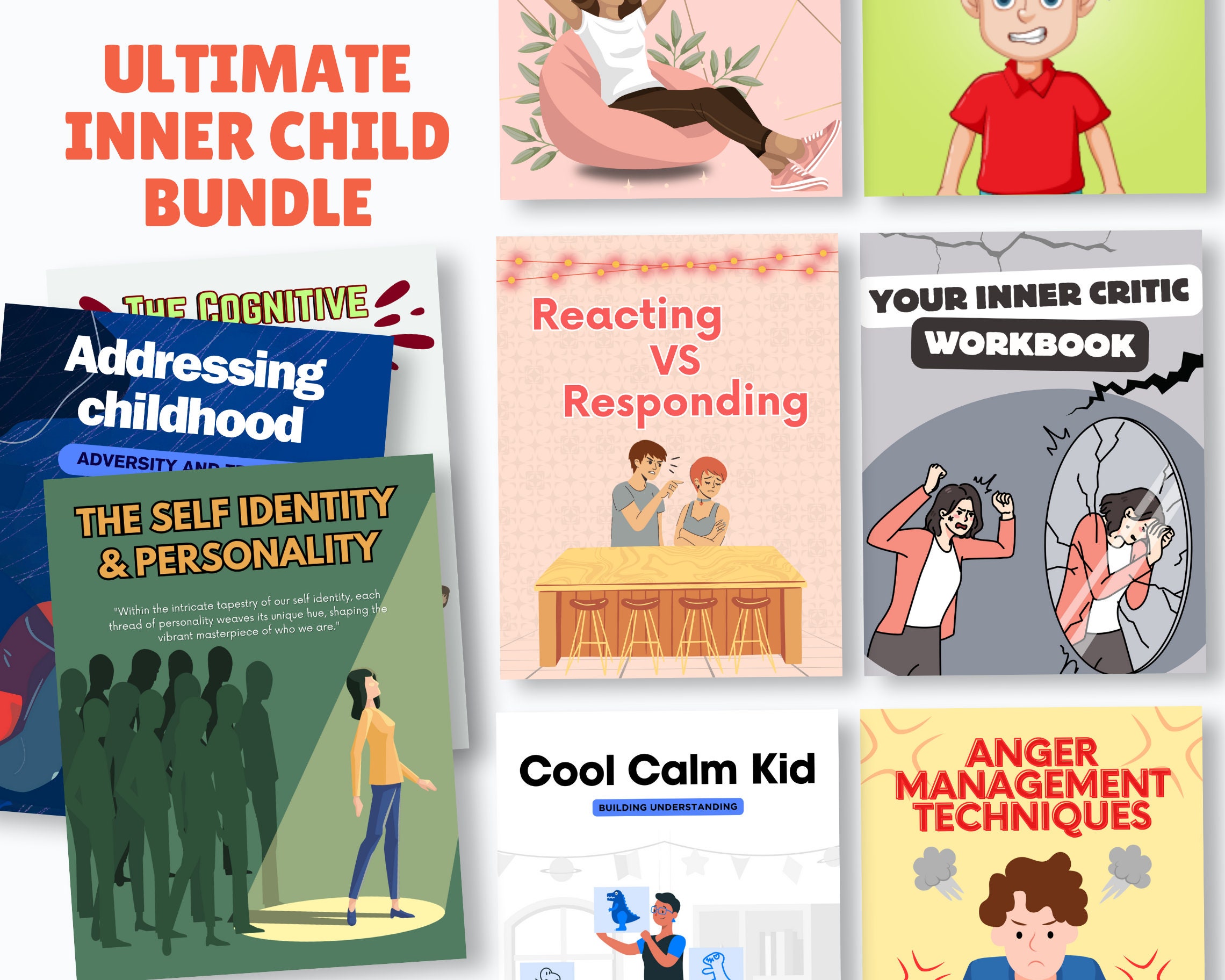 Mega Bundle Inner Child Workbook Bundle Reparenting Inner Child