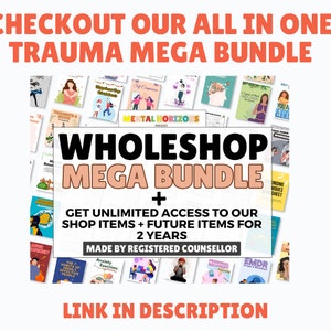 Self-harm Coping Workbook for Teen Mental Health & Reflective Teen ...