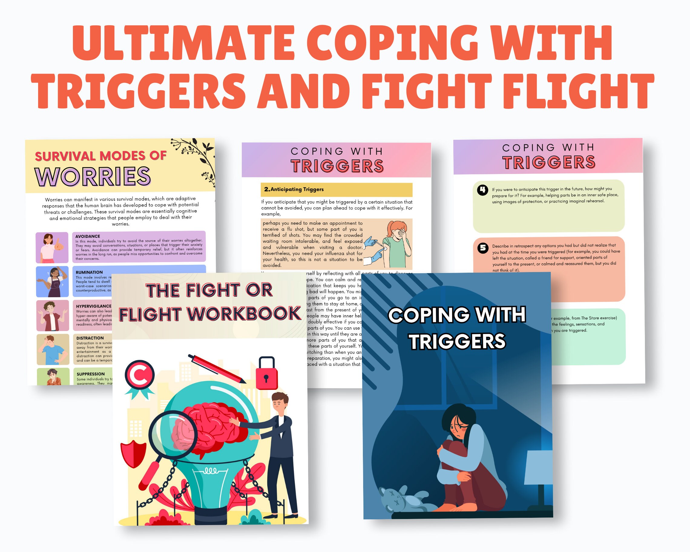 Anxiety Mega Bundle, Anxiety Worksheets, Therapy Tools, Therapy ...