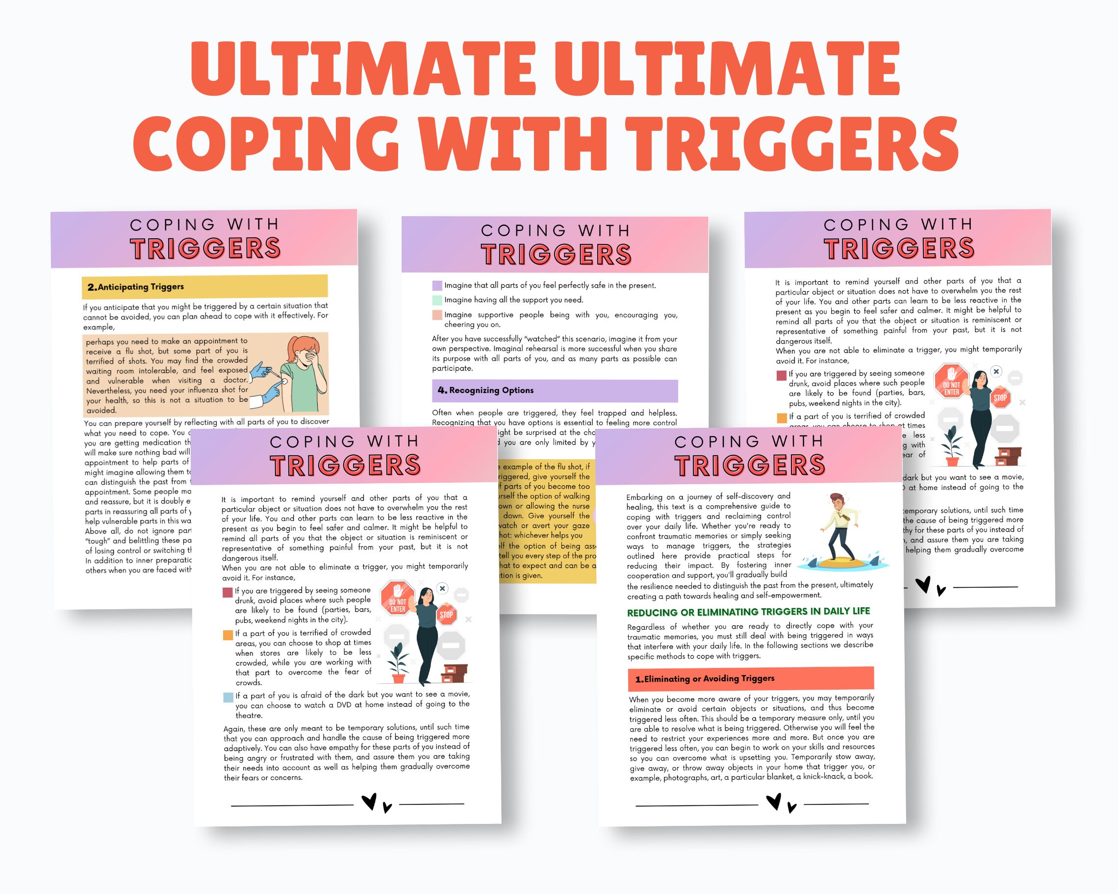 Coping With Triggers, Psychology Resources, Inner Critic, Boundaries, Trauma, Acceptance Therapy ...