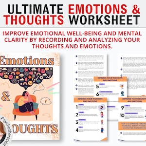 Sitting With Our Emotions: Mindfulness Worksheet to Enhance Self ...