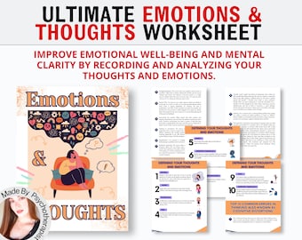 Understanding the Emotions Worksheets, Sitting With Our Emotions ...