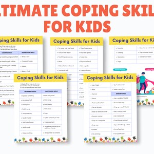 Ultimate Coping Skills Kids Toolbox, Education Handout and Worksheet ...