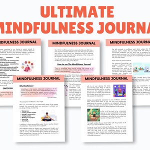 Mindfulness Mega Bundle | Mindfulness Worksheets for Adults and Teens ...