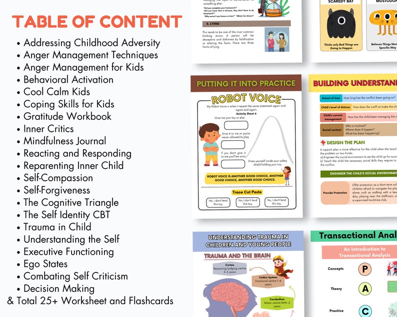 MEGA Bundle:inner Child Workbook Bundle, Reparenting Inner Child ...