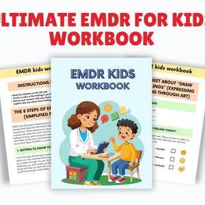 EMDR Workbook for Kids, EMDR Therapy, EMDR Resources, Trauma Therapy ...