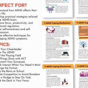 11 Adhd-executive Functioning Worksheet, Time Management, Self ...