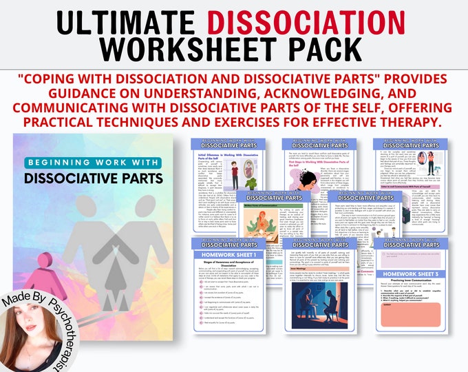 Dissociation Worksheets, Psychology Resources, Inner Critic, Boundaries ...